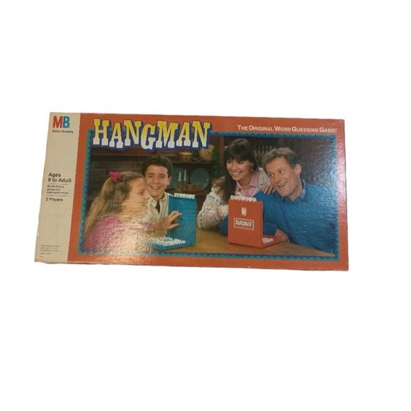 Milton Bradley | Toys | Milton Bradley Board Game Hangman 988 Word ...